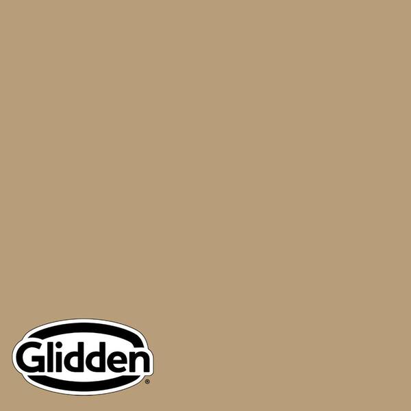 Glidden Essentials 1 gal. PPG1086-5 Earthy Ocher Satin Exterior Paint ...