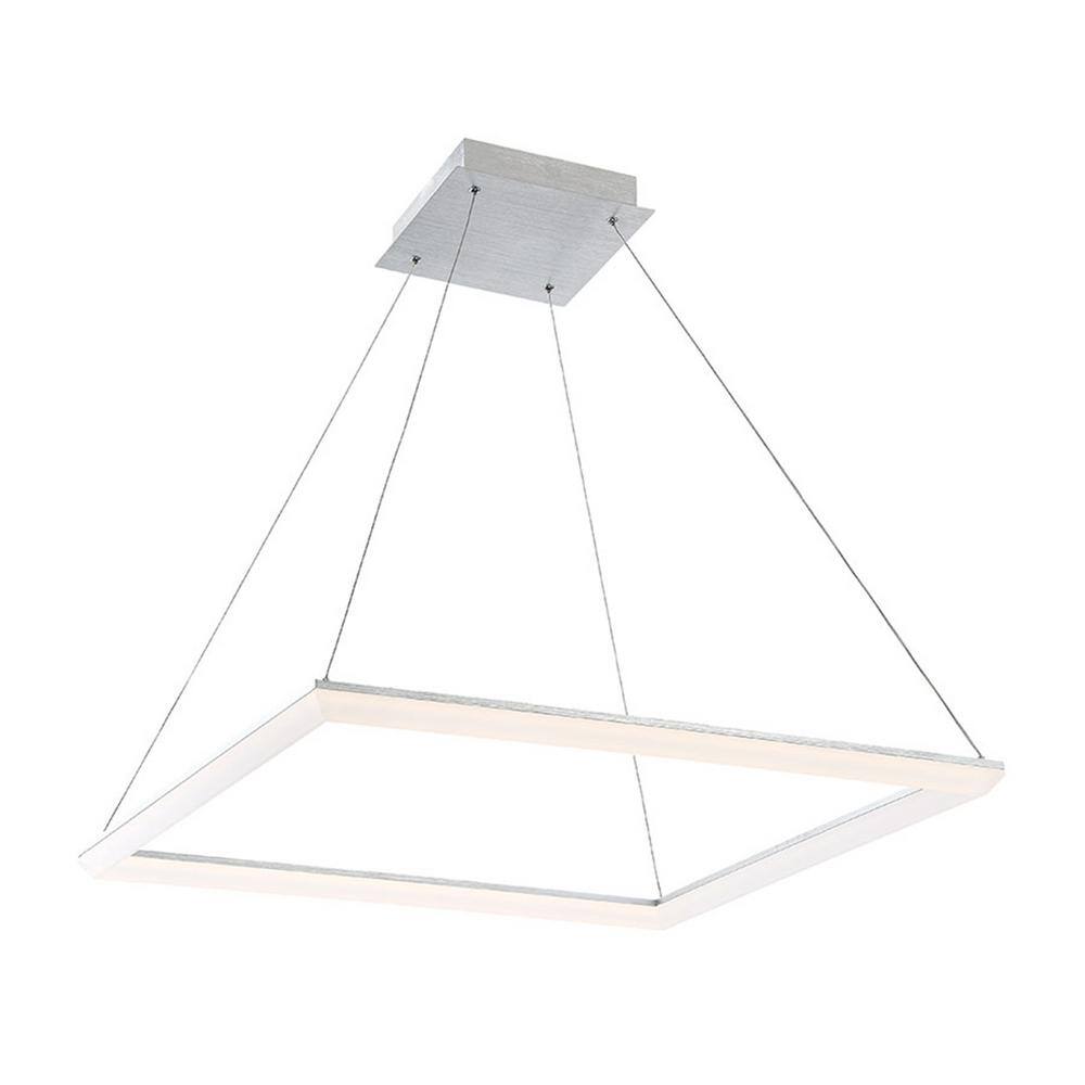WAC Lighting Frame Square 28 in. 500-Watt Equivalent Integrated LED ...