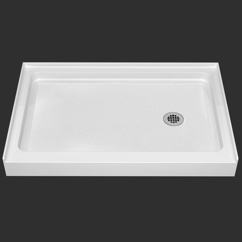 Getpro 48 in. L x 32 in. W Rectangular Alcove Shower Pan Base Single ...