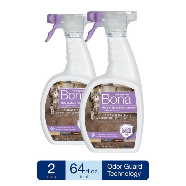 Bona 32 oz. Multi-Surface Floor Cleaner, Cat Formulation (2-Pack ...