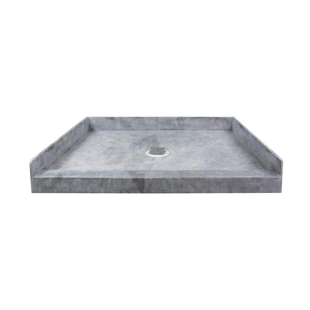 Transolid Ready to Tile 49 in. L x 40.5 in. W Single Threshold Alcove ...