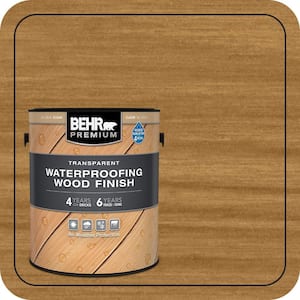 BEHR PREMIUM 1 gal. #SC-110 Chestnut Solid Color Waterproofing Exterior ...