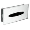 MOEN Galvanized Steel Recessed Tissue Box Holder in Stainless Steel ...