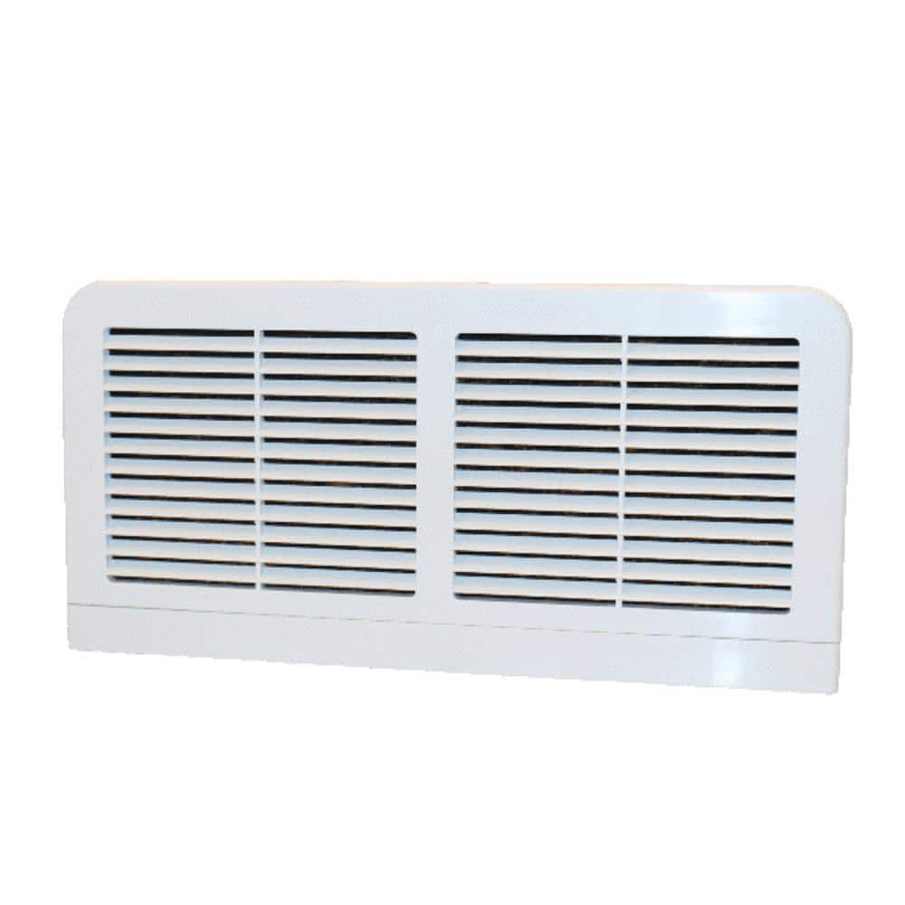 IMPECCABLE AIR 14 in. x 6 in. ABS Plastic Filtered Baseboard Return Air ...