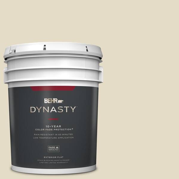 BEHR DYNASTY 5 gal. #MQ3-17 Chartreuse Frost Flat Exterior Stain ...