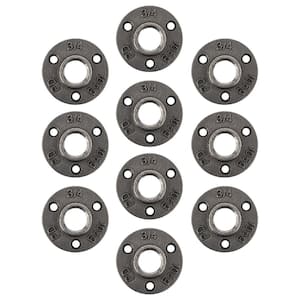 Southland 3/4 in. Black Malleable Iron Floor Flange Fitting 521-604HP ...
