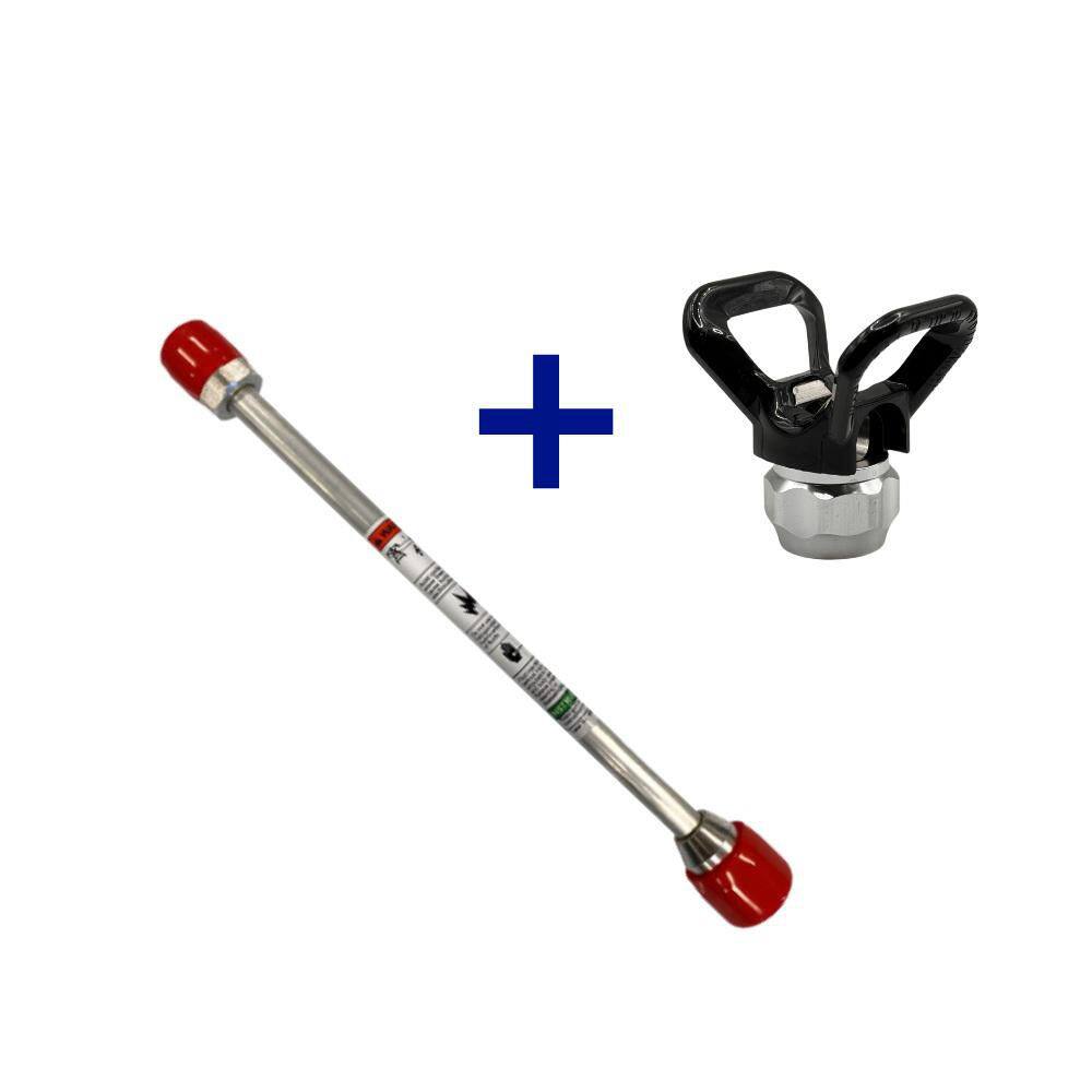 BEDFORD Airless Paint Sprayer Tip Guard with 12 in. Spray Tip Extension ...