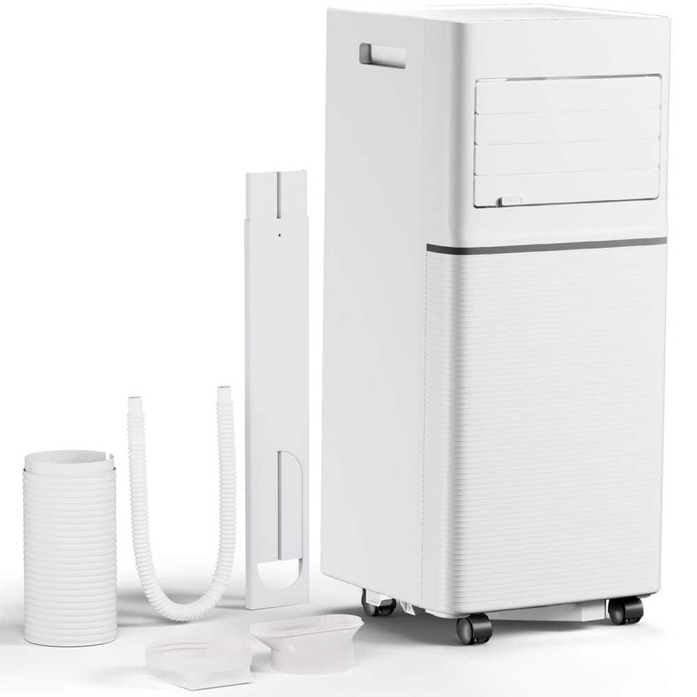 COWSAR 8,000 BTU (5,000 DOE) 115-Volt Quiet 56 dB Portable Air ...