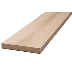 Maple Board (Common: 1 in. x 6 in. x Random Length; Actual: 3/4 in. x 5 ...