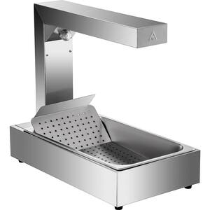 VEVOR French Fry Food Warmer 36 in. x 5.9 in. Stainless Steel Food Heat ...