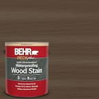 BEHR DECKplus 1 gal. #ST-141 Tugboat Semi-Transparent Waterproofing ...