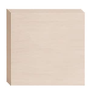 Afoxsos 0.12 in. x 4 in. x 12 in. Balsa Wood Project Panel Unfinished ...