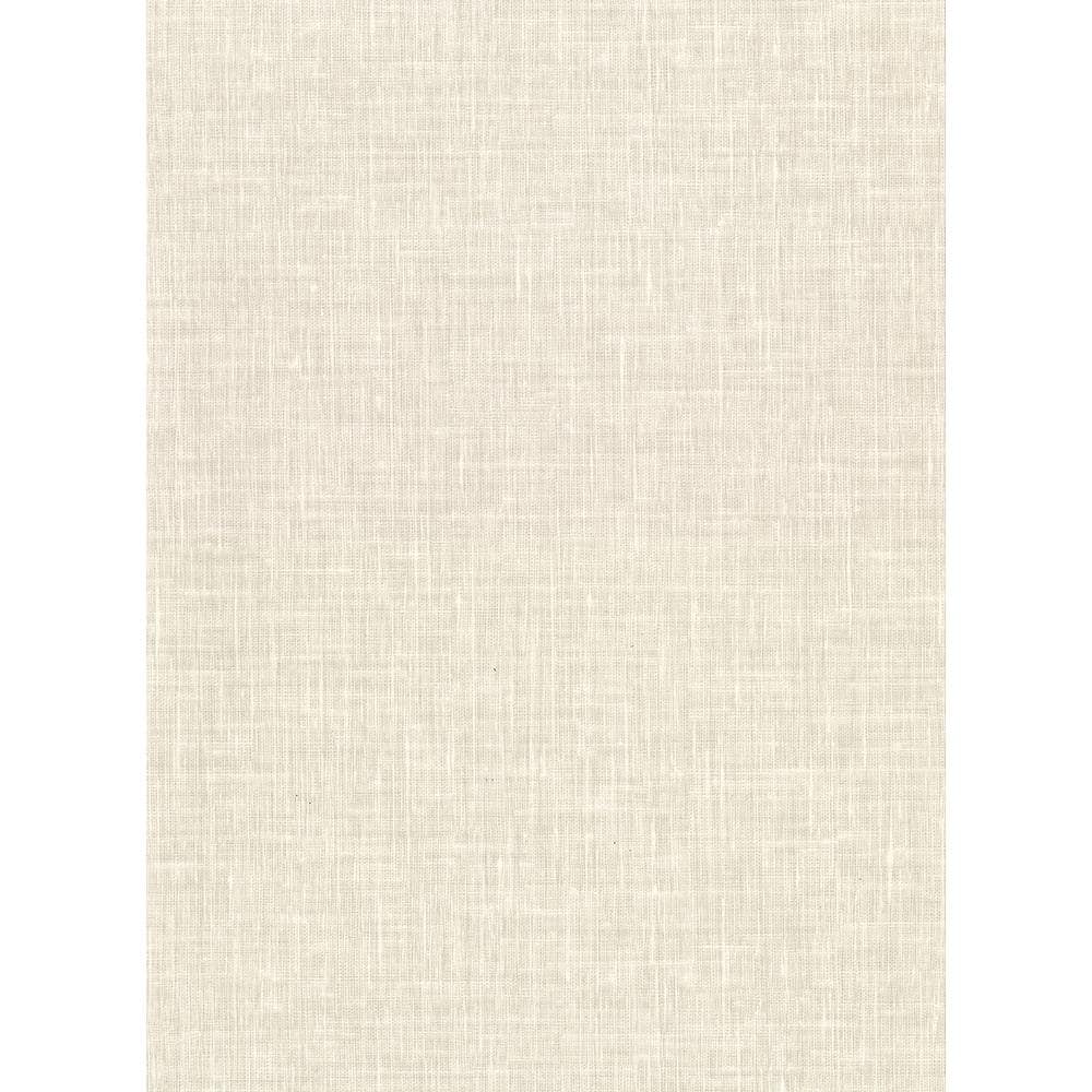 Warner Upton Eggshell Faux Linen Vinyl Strippable Roll (Covers 60.8 sq ...
