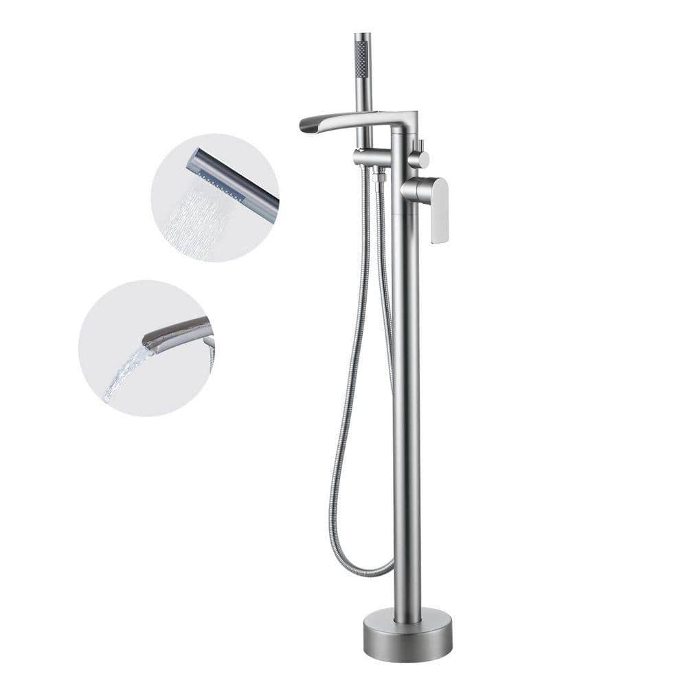 AVITAS Single-Handle Freestanding Tub Faucet with Hand Shower in ...