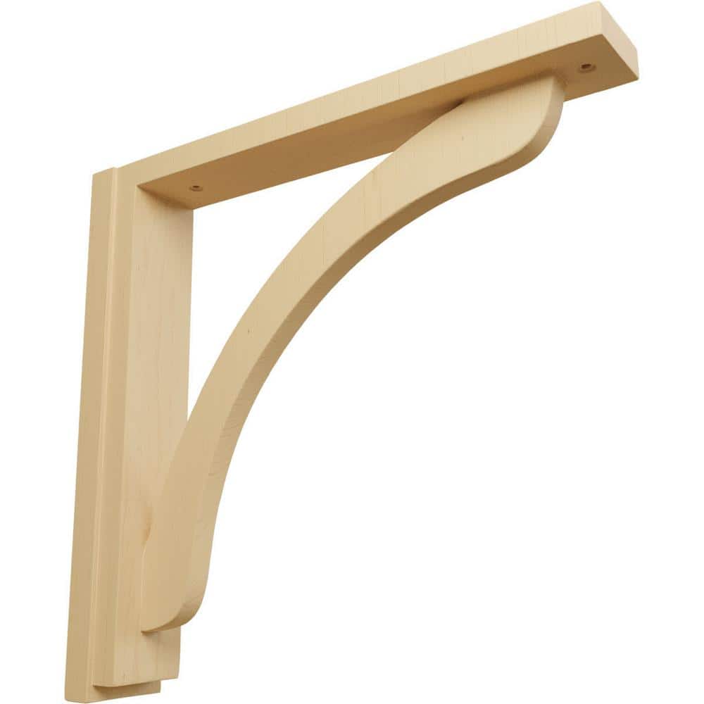 Ekena Millwork 2-1/2 in. x 14-3/4 in. x 14-1/4 in. Alder Reece Shelf ...