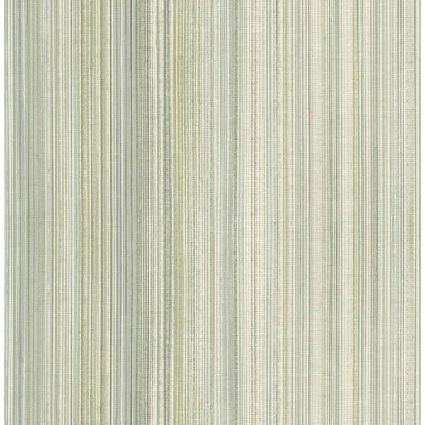 SCOTT LIVING Elan Sea Green Blue Ombre Stripe Wallpaper Sample 4177 ...