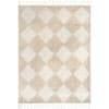 nuLOOM Marissa High/Low Diamond Tassel Ivory 4 ft. x 6 ft. Farmhouse ...