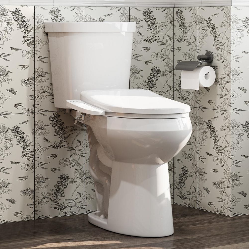 HOROW 19 in.Tall 2-piece 1.1/1.6 GPF Dual Flush Elongated Toilet in ...