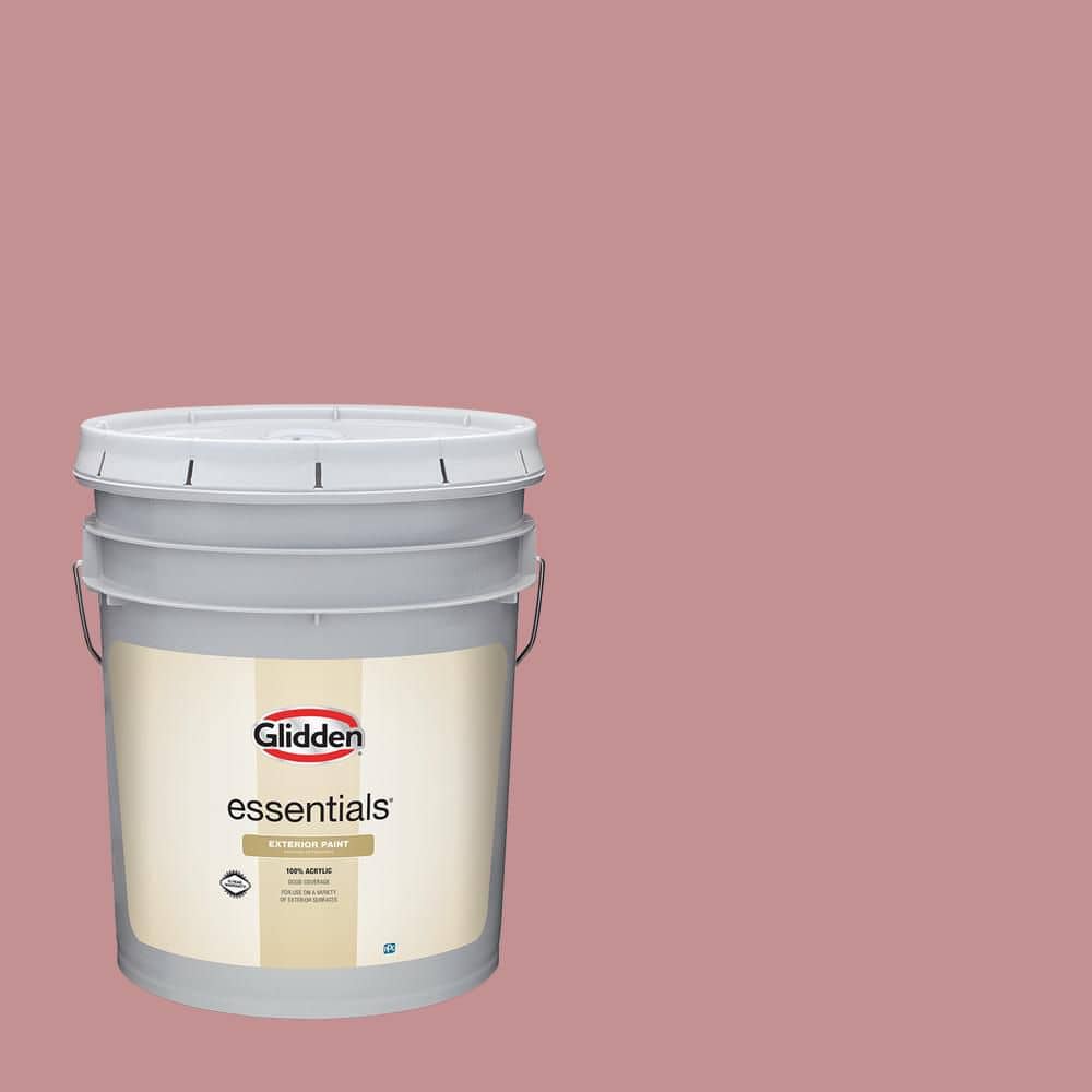 Glidden Essentials 5 gal. PPG1052-4 Floral Tapestry Satin Exterior ...