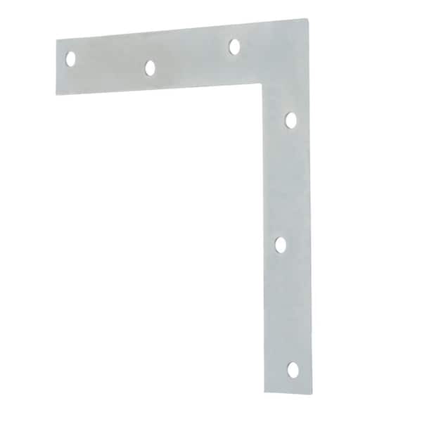 Everbilt 8 in. Zinc Flat Corner Brace 26077 - The Home Depot