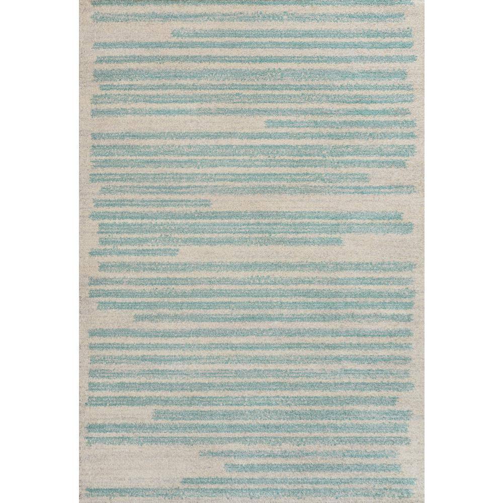 Reviews for JONATHAN Y Khalil Modern Berber Stripe Cream/Turquoise 4 ft ...