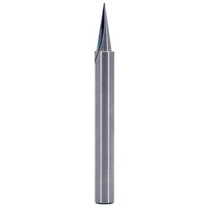 Yonico V Groove Engraving 22 Degree 1/4 in. Shank Solid Carbide CNC ...