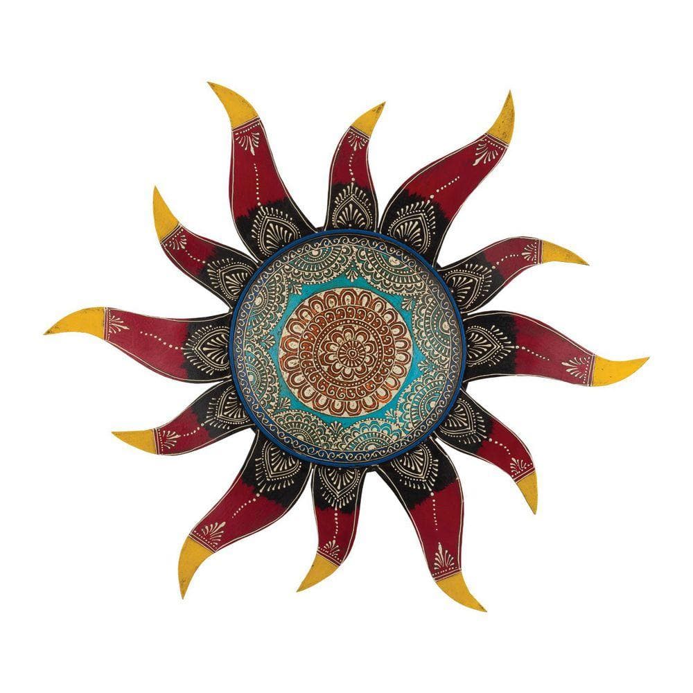 Regal Art & Gift Sun Wall Decor-Red Multi 20616 - The Home Depot