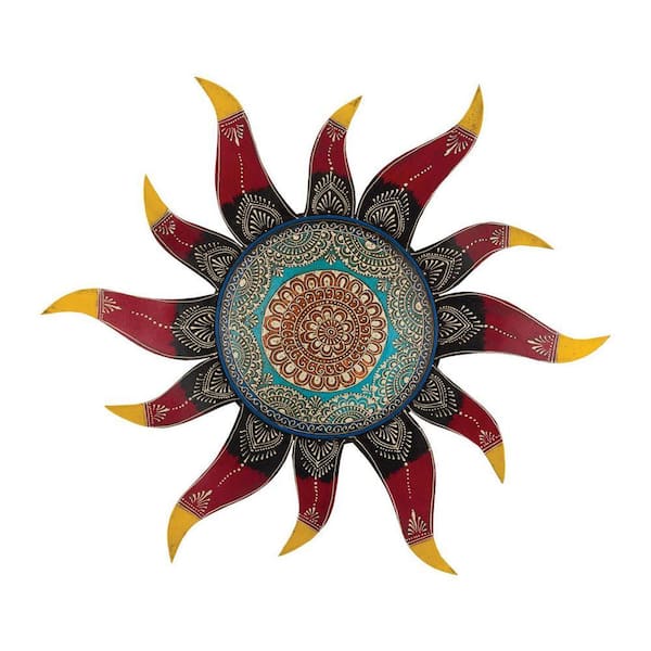 Regal Art & Gift Sun Wall Decor-Red Multi 20616 - The Home Depot