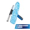 Unger 10 in. 2-in-1 Window Cleaner Squeegee & Scrubber Combi 981620 ...