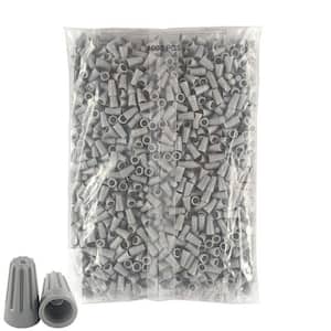 Lukyamzn 100PCS Electrical Grey Winged Wire End Connector Caps, Large ...