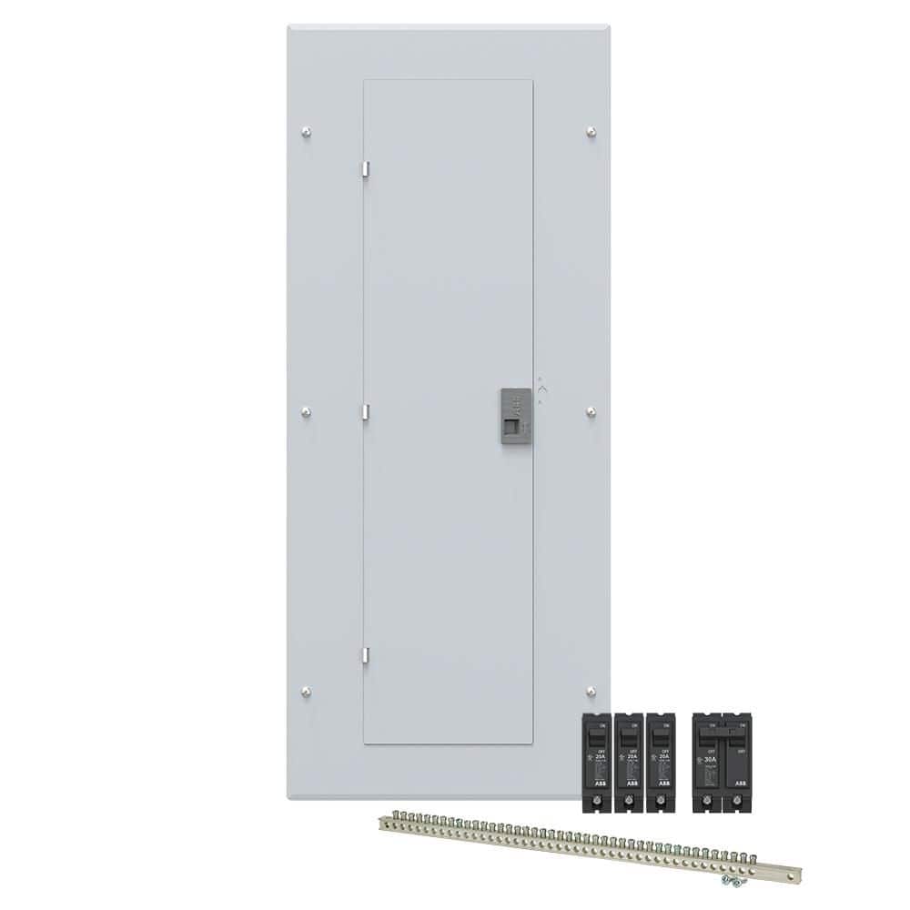 ABB 200 Amp 40-Space 80-Circuit Indoor Main Lug Plug-On Neutral Load ...