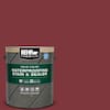 BEHR PREMIUM 1 gal. #SC-112 Barn Red Solid Color Waterproofing Exterior ...