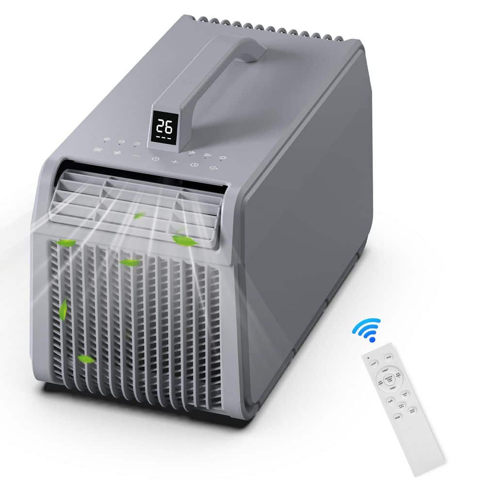 Edendirect 5500 BTU Portable Air Conditioner Cools 200 sq. ft. with ...