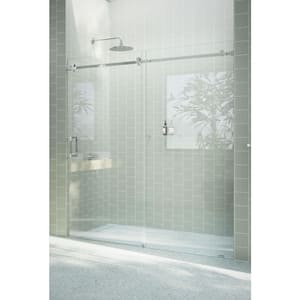 Glass Warehouse Astro 48 in. W x 78 in. H Sliding Frameless Shower Door ...