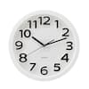 Victory Lighting LLC Tempus 13 in. White Silent Sweep Wall Clock ...