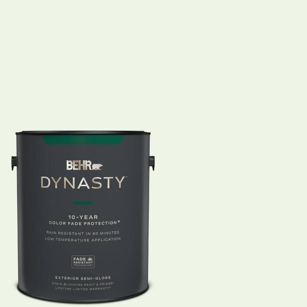 BEHR DYNASTY 1 gal. #440A-1 Parsnip Semi-Gloss Exterior Stain-Blocking ...