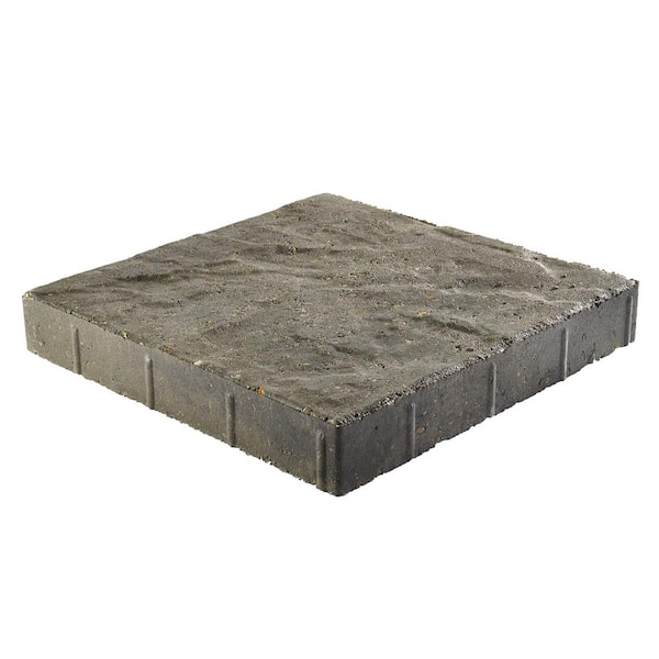 Pavestone Taverna Square 16 in. x 16 in. x 2 in. Antique Pewter ...