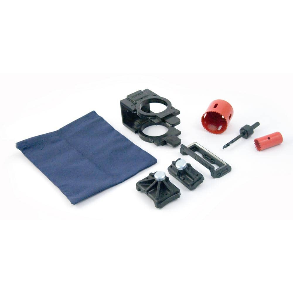 MIBRO Ultimate Carbon Steel Door Lock and Hinge Installation Kit for ...