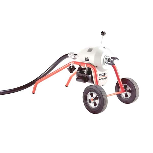 RIDGID K1500B Sectional Machine for 2-8 in. Lines, w/Mitt, Pin Key ...