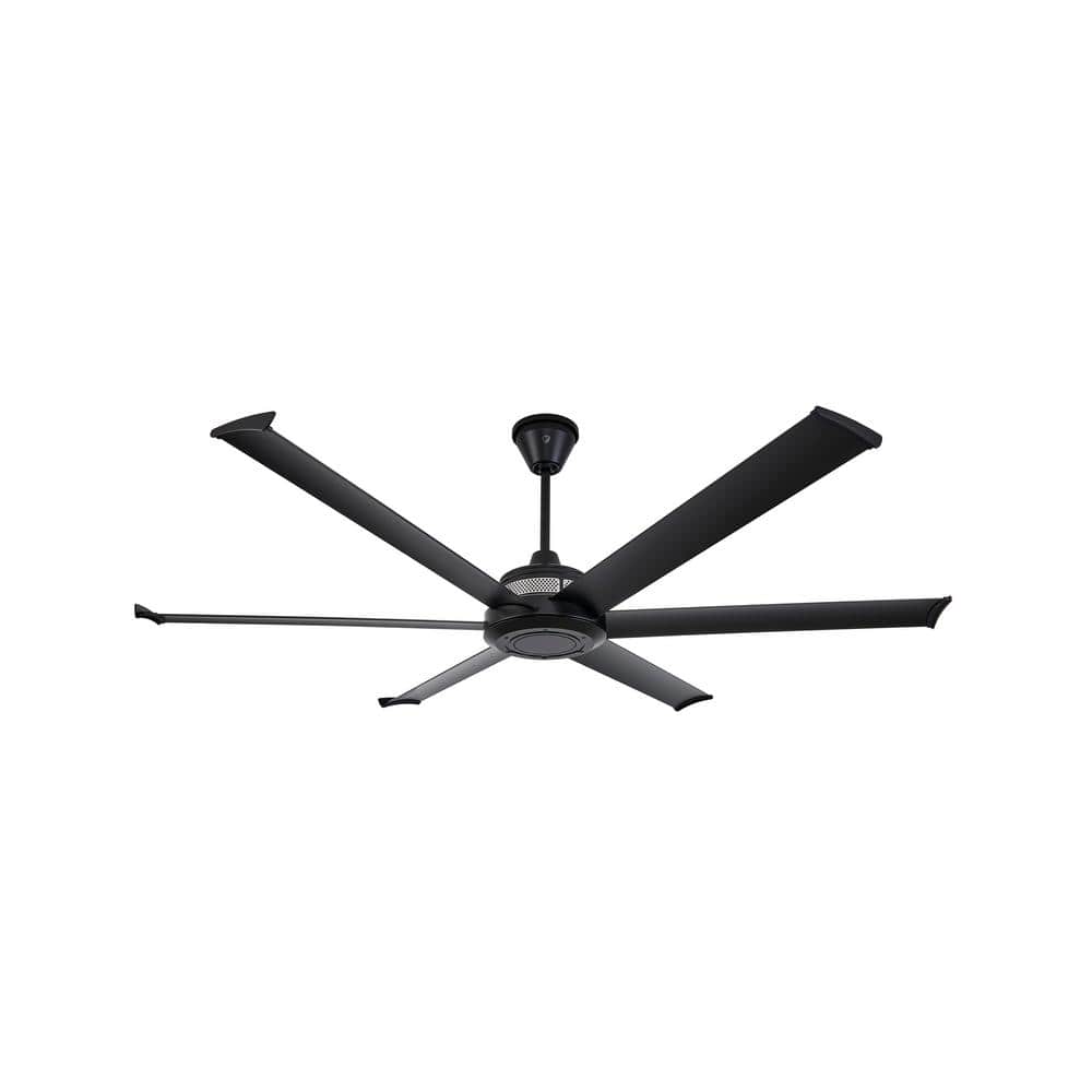 Big Ass Fans Mammoth 72 in. Smart Indoor/Outdoor Black Universal Mount ...
