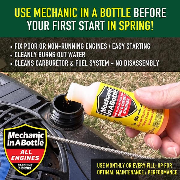 Mechanic in a Bottle 16 Oz. Fuel Additive Gas and Diesel - Fix ...