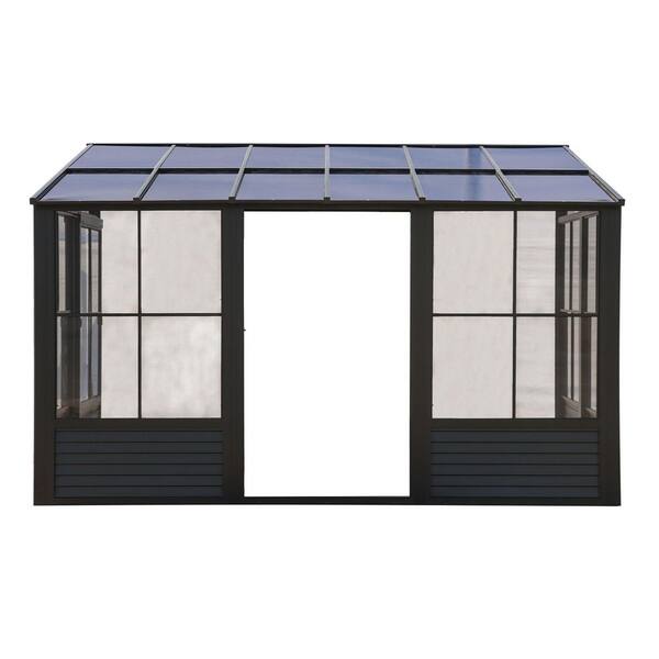 Gazebo Penguin Florence Add-A-Room Wall Mounted Solarium 8 ft. x 16 ft ...
