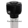 Active Ventilation 4 in. Dia Aura PVC Vent Cap Exhaust with Adapter for ...