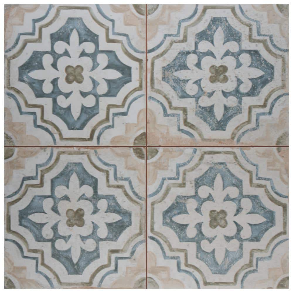 Merola Tile Kings Porto Fatima 9 in. x 9 in. Ceramic Floor and Wall ...