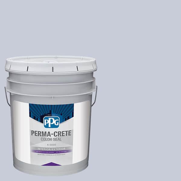 Perma-Crete Color Seal 5 gal. PPG1168-3 Pale Violet Satin Interior ...