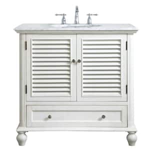 Timeless Home 48 in. W x 22 in. D x 35 in. H Single Bathroom Vanity in ...