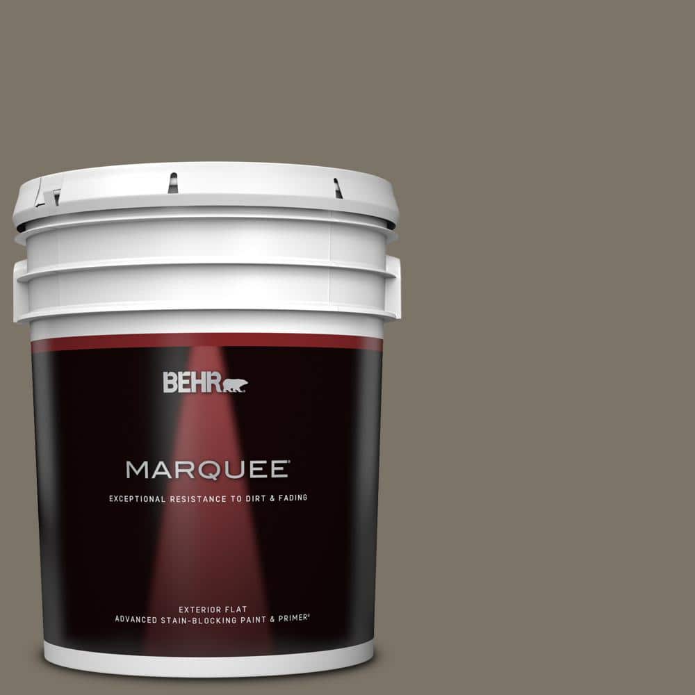 BEHR MARQUEE 5 gal. #QE-38 Rooftop Garden Flat Exterior Paint & Primer ...