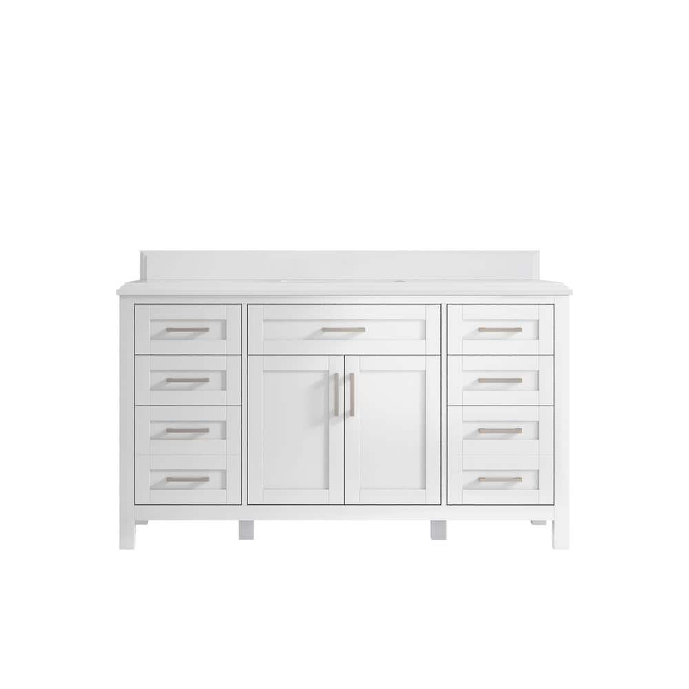 Willow Collections Cambridge 60 in. W x 22 in. D x 36 in. H Single Sink ...