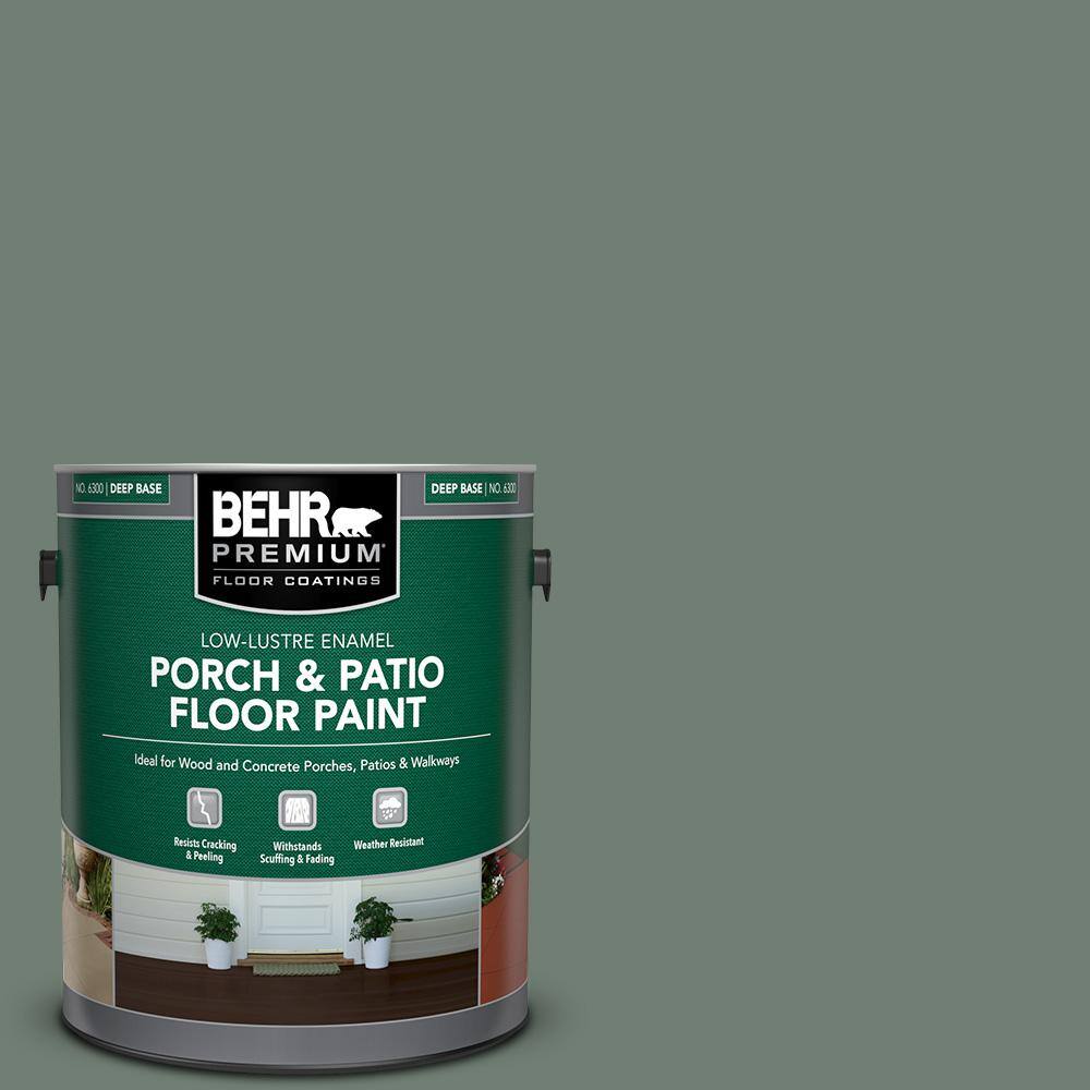 BEHR PREMIUM 1 gal. #N420-5 Boreal Low-Lustre Enamel Interior/Exterior ...