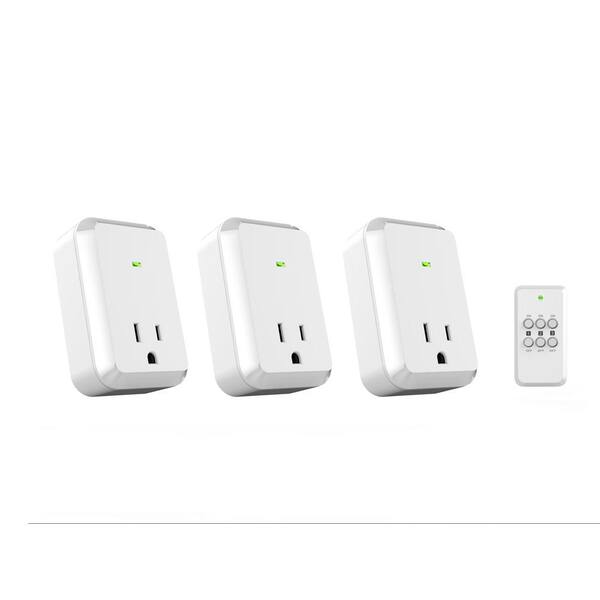 Defiant Wireless Indoor Remote Control with 3 RCV YLT-40-3 - The Home Depot